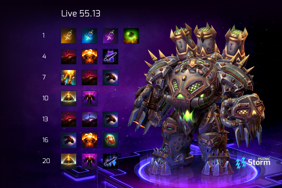 Blaze Tank Blaze | Build on Psionic Storm - Heroes of the Storm
