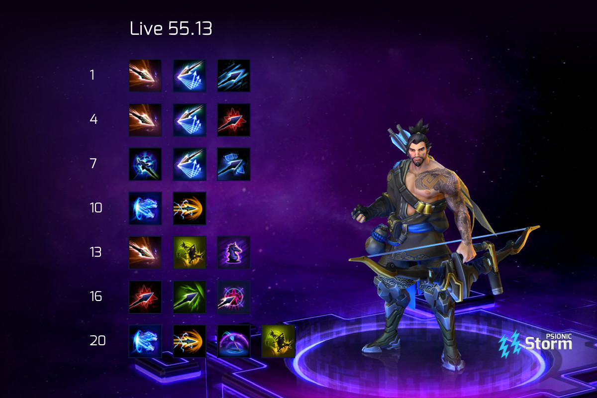 Hanzo Standard W Hanzo | Build on Psionic Storm - Heroes of the Storm
