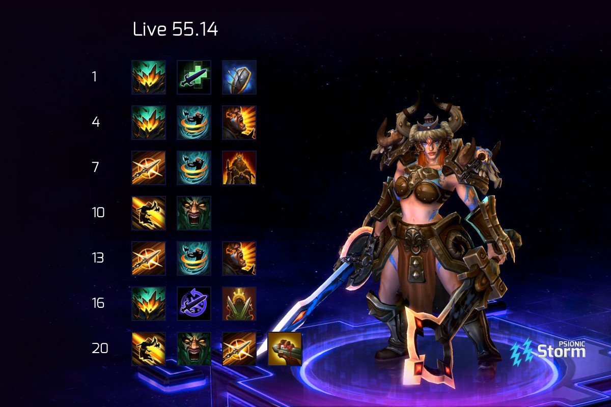 Sonya The Art of 12 | Build on Psionic Storm - Heroes of the Storm