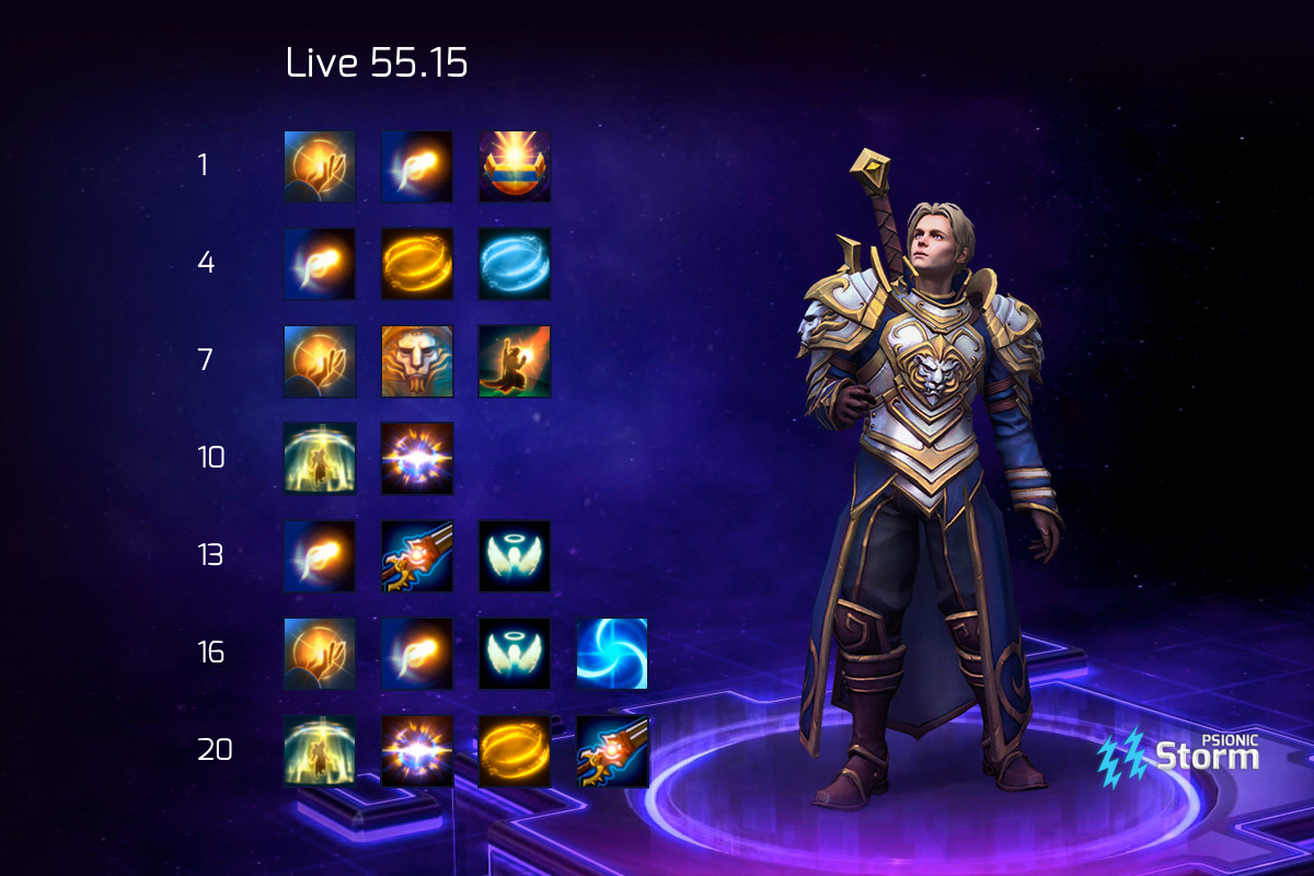 Anduin Best Win Rate ARAM Build | Build on Psionic Storm - Heroes of ...