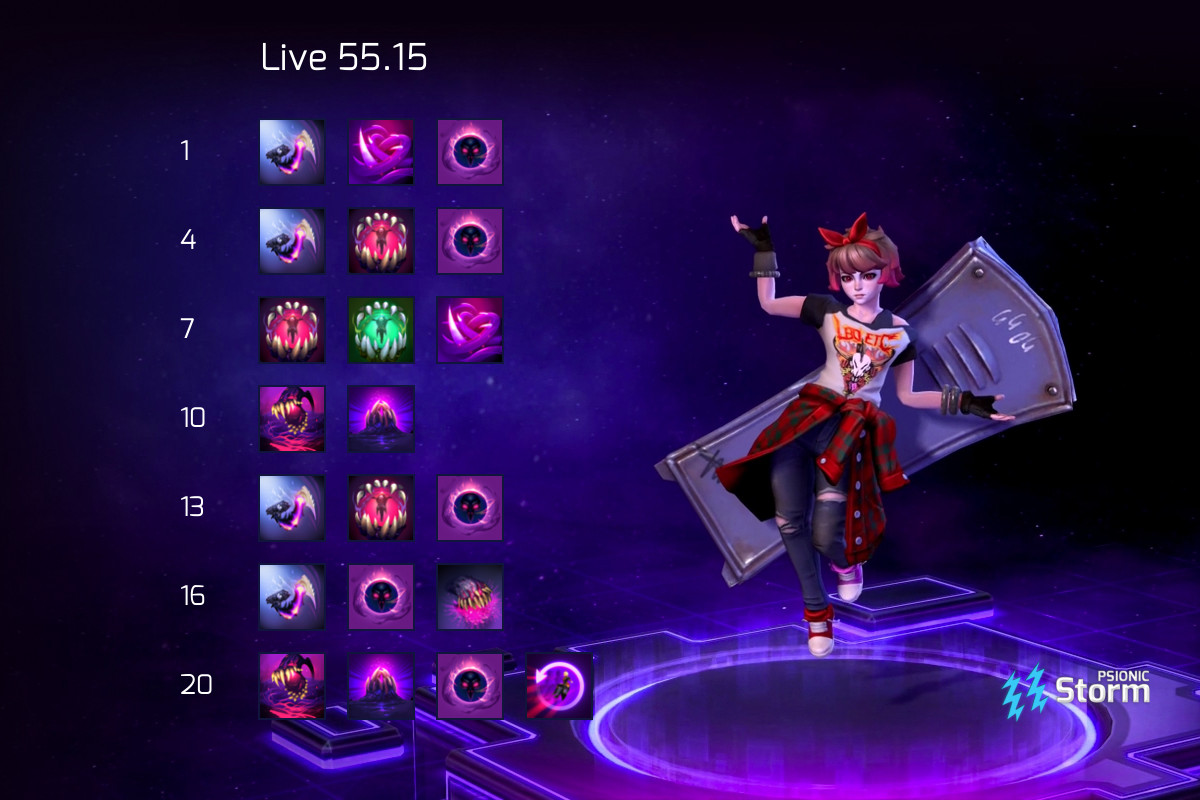 Orphea Orphea ARAM Godlike | Build on Psionic Storm - Heroes of the Storm