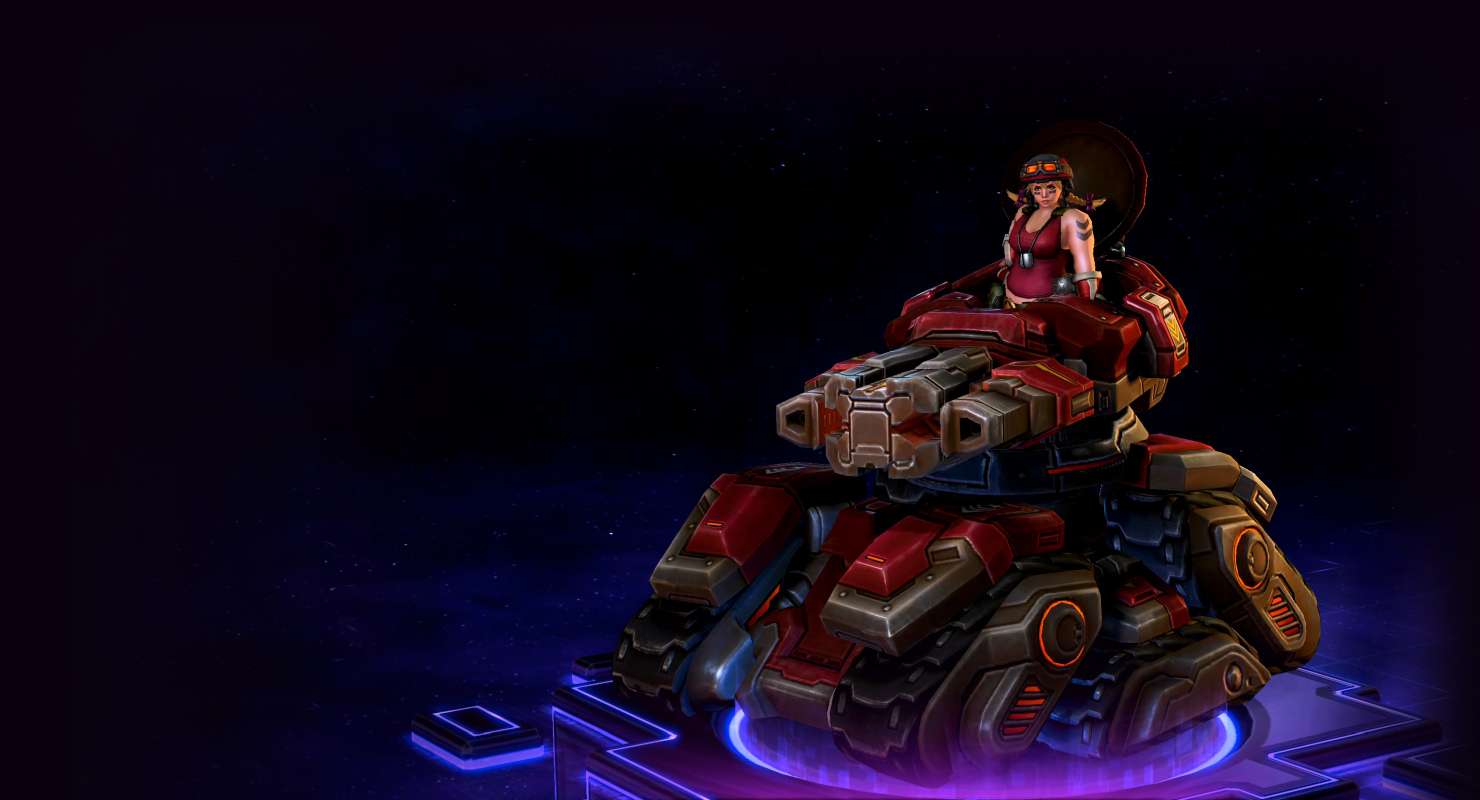 Sgto. Martillo - Operadora de tanques de asedio | Psionic Storm ...